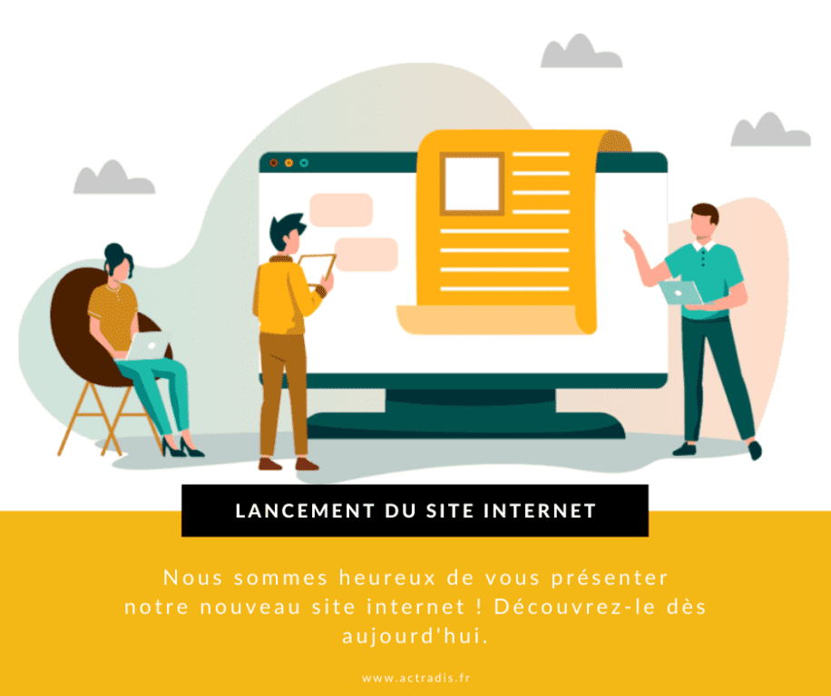Lancement de notre nouveau site internet vitrine ! - Actradis