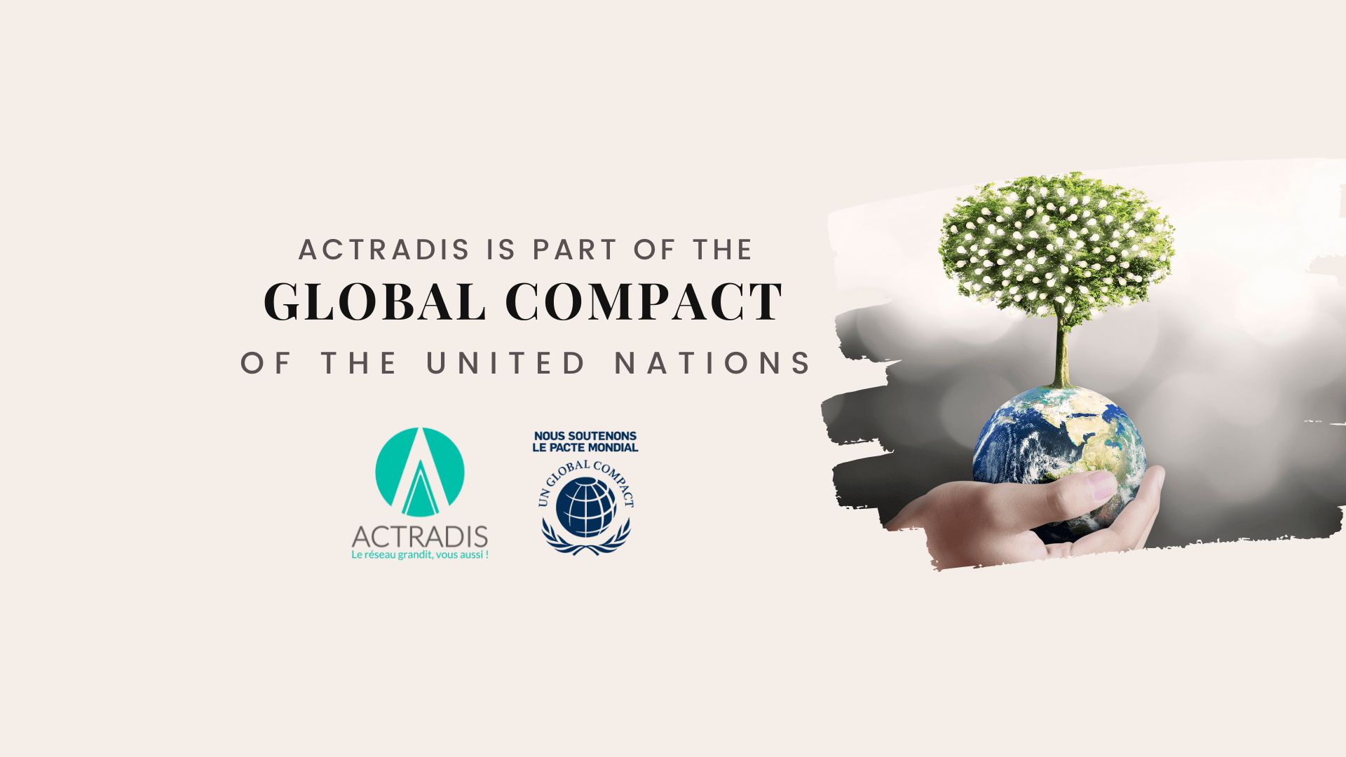 Actradis joins the United Nations Global Compact - Actradis
